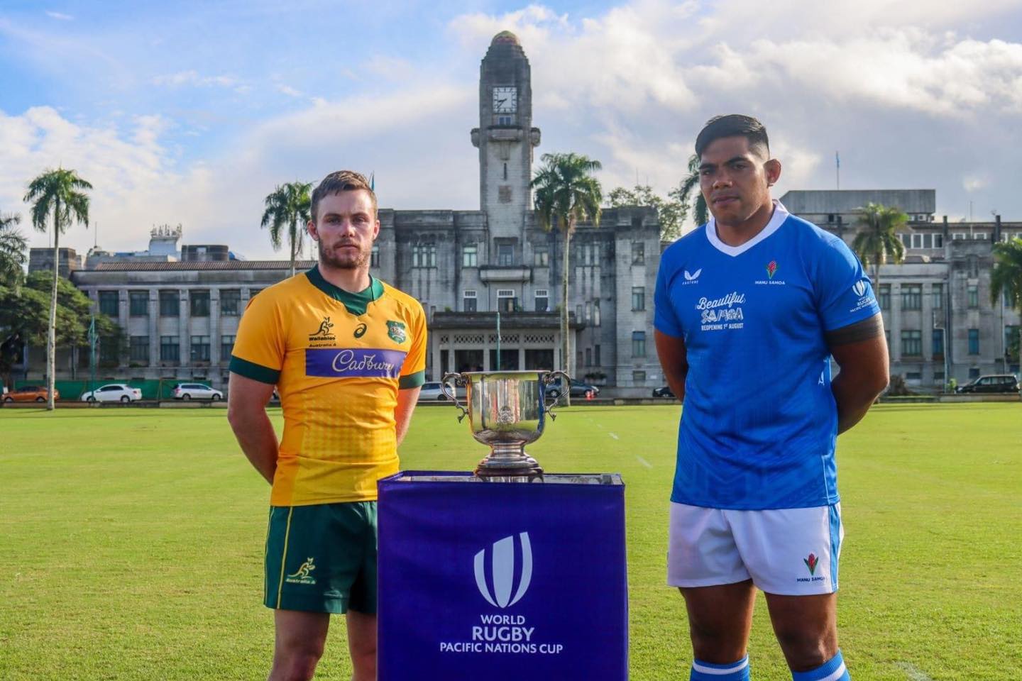 Manu Samoa team v Australia A - World Rugby Pacific Nations Cup ...